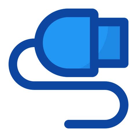 Usb Plug Generic Blue Icon