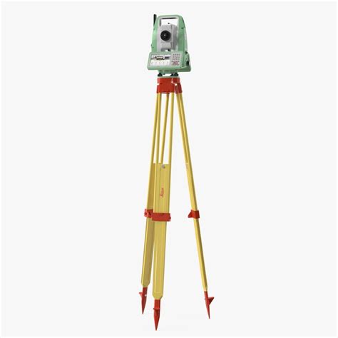 Total Station Leica Ts10 With Tripod 3d Model Turbosquid 2071657
