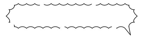 수평 Starburst 말풍선 프레임 아이콘 간단한 파선 손으로 그린 긴 말풍선 벡터 일러스트 레이 션 자료 흑백 흑백 흰색 배경 0명에 대한 스톡 벡터 아트 및 기타