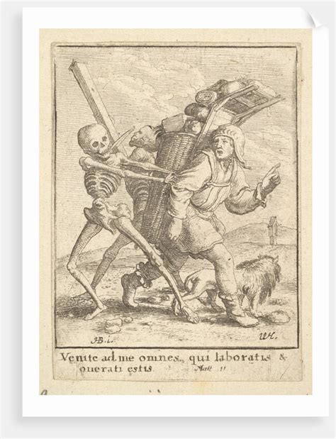 The Pedlar From The Dance Of Death 1651 Posters And Prints By