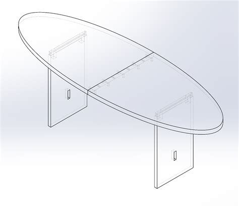 Solidworks Designed Custom Exhibition Table Goengineer