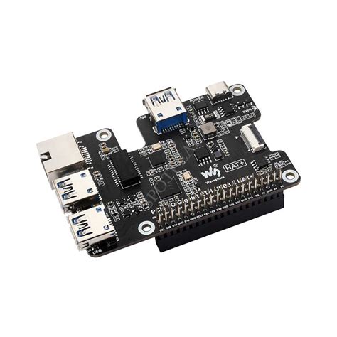 Raspberry Pi 5 Pcie To Gigabit Eth Usb3 2 Hat Usb Hub