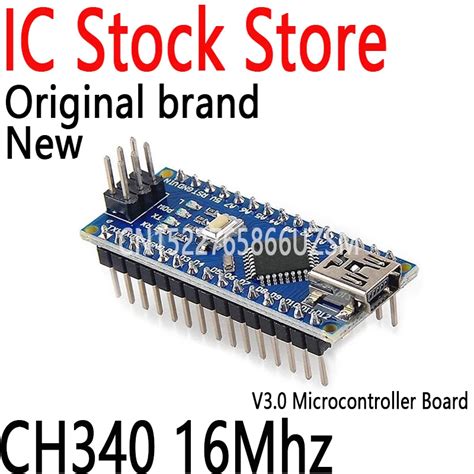 Placa Microcontroladora Nano V30 Arduino Com Driver Usb Atmega328p