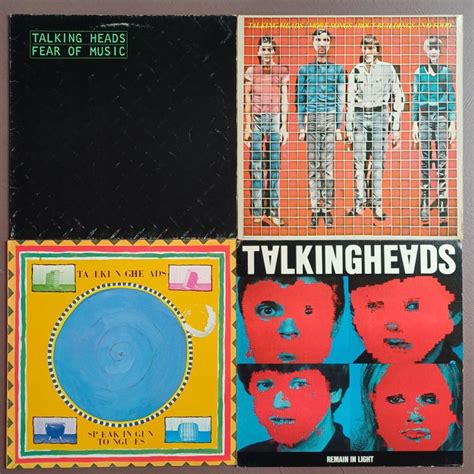 Talking Heads 4 X Original Albums Lp Albums Multiple Items 1978
