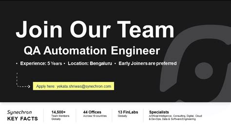 Qaengineer Automationtester Bangalore Selenium Qaautomation Java