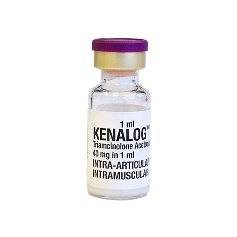 Kenalog Injection 40mg 1 X 1ml Vial Acre