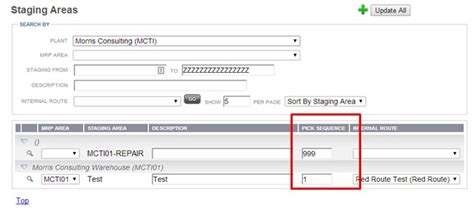 Defining The Pick Sequence