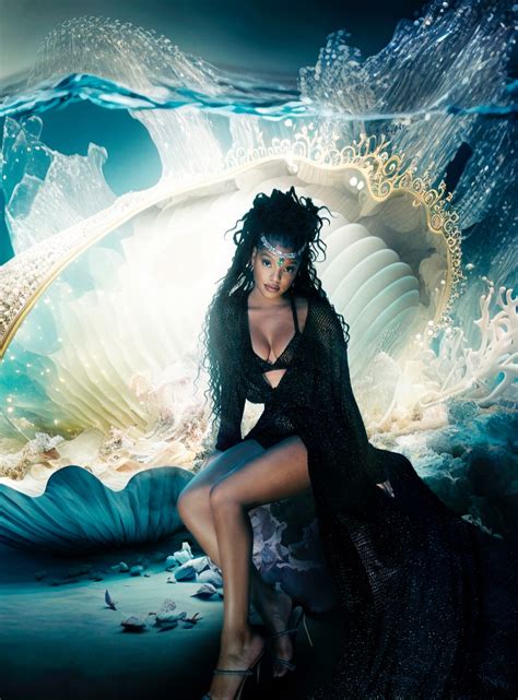 Halle Bailey For V Magazine The Stars Underwater Photos
