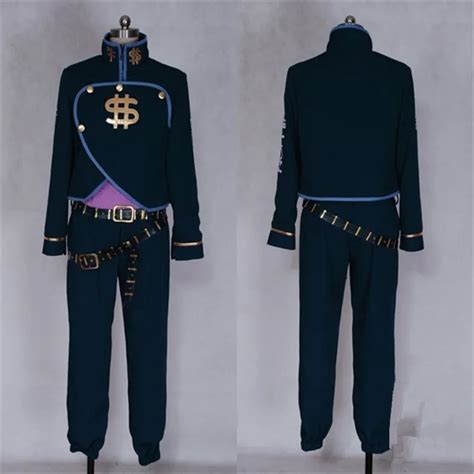 맞춤형 사이즈 애니메이션 조조의 기묘한 모험 코스프레 니지무라 오쿠야스 코스 할로윈 파티 고품질 유니폼 세트 의상일본 만화영화 코스튬 Aliexpress