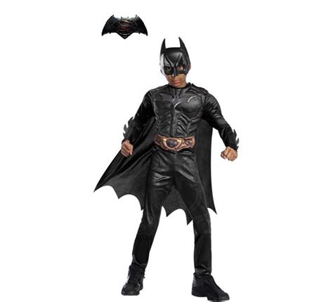 Disfraz De Batman Black Line Deluxe Para Niño