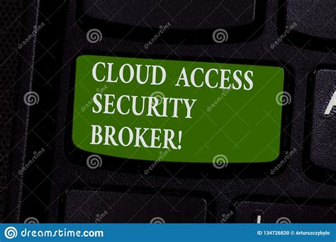 Word Writing Text Cloud Access Security Broker Business Concept For