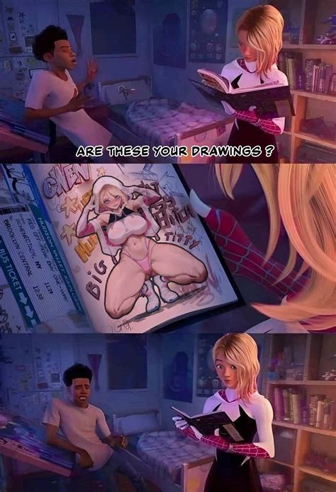 Spider Gwen Gwen Stacy And Miles Morales Marvel And 4 More Drawn By