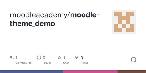 Github Moodleacademymoodle Themedemo
