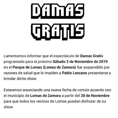 Pablo Lescano Suspendió Un Show Para Este Fin De Semana Y Generó Preocupación Entre Sus Fans