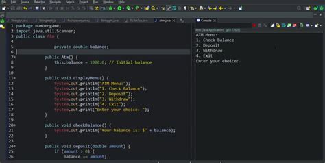 Completed Atm Interface Using Java At Codealpha Fayak Khan Posted On