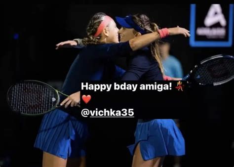 Amiga Paula Badosa Shares A Special Message For Victoria Azarenka
