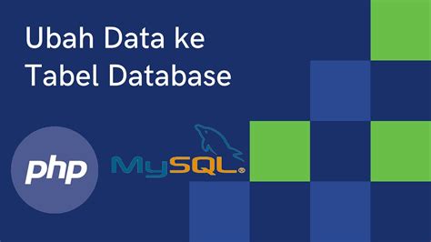 Tutorial Update Database Mysql Dengan Php Youtube