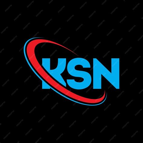 El Logotipo Ksn La Letra Ksn El Diseño Del Logotipo De La Carta Ksn Las Iniciales Ksn