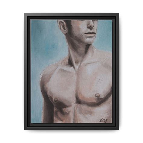 Cognition Canvas Print Male Nude Art Wall Art Lgbtq Home Decor