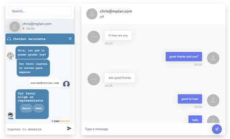 chatcompose plataforma de chatbots para marketing y soporte