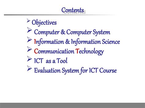 Introduction To Information And Communication Technology Ppt