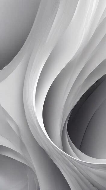 Premium Photo Abstract White And Gray Gradient Color Curve Background Wave Overlapping