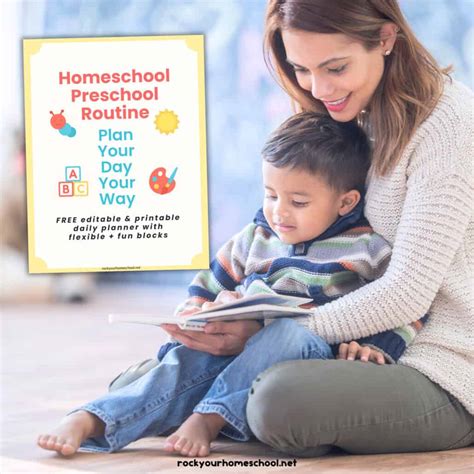 How To Create A Fun And Relaxed Homeschool Preschool Routine Rock Your