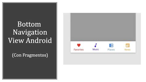 Tutorial Android Crear Menu Bottomnavigation Con Fragmentos Youtube