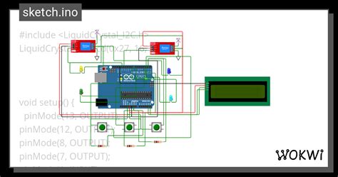 Ujian 1 Wokwi ESP32 STM32 Arduino Simulator