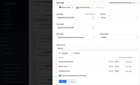 Tasks And Subtasks Zoho Projects