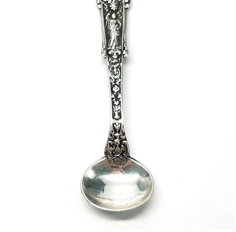 Gorham Coligni Sterling Silver Salt Spoon No Monogram At 1stdibs
