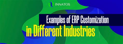 Examples Of ERP Customization Different Industries Innatos System Group