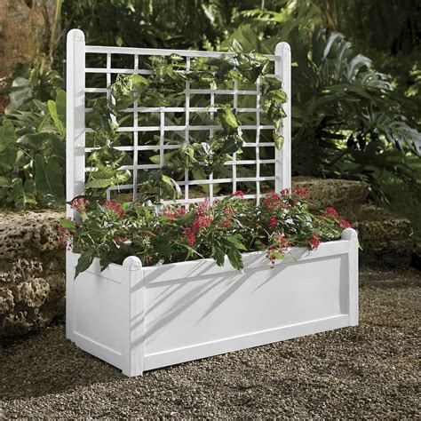 Remarkable Planter And Trellis References Planter Ideas