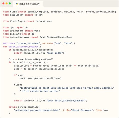 yet another password reset tutorial in flask