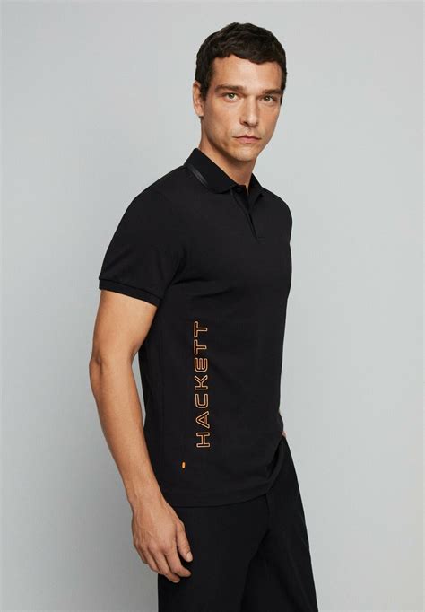 Hackett London Tech Placket Polo Blacknoir Zalandofr