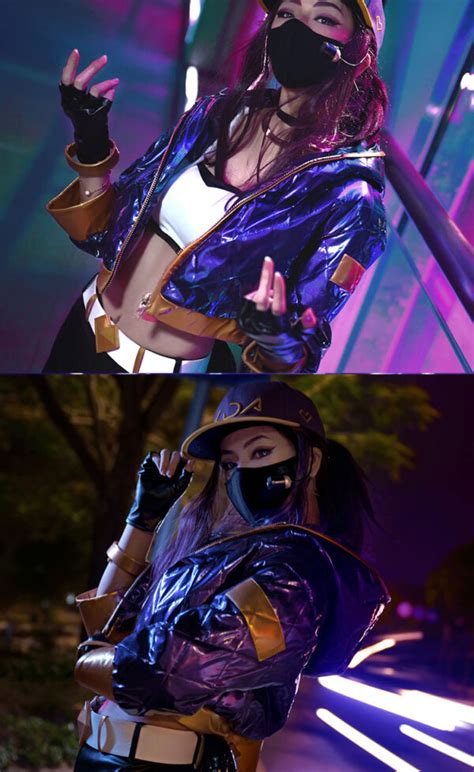 Kda Akali Cosplay Costume Rehney