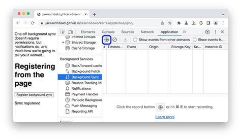 Debug Background Services Chrome Developers