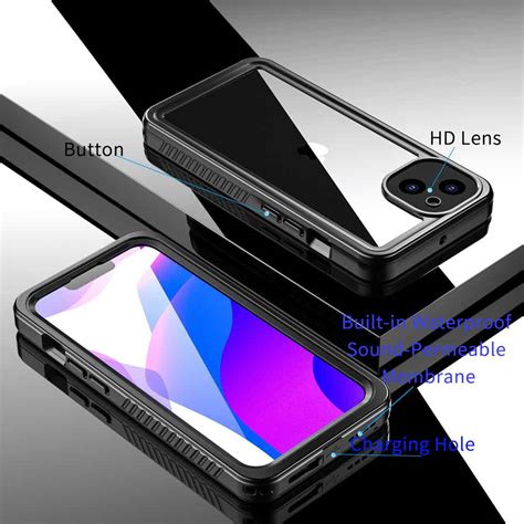 Iphone 13 Waterproof Case Ip68 Shock And Water Proof Cover Mn Iph 13