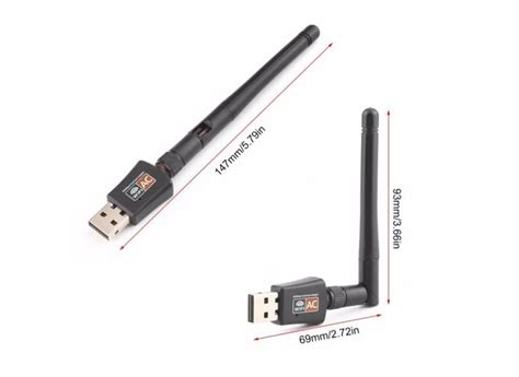 Placa de rede sem fio USB 600M receptor wi fi antena transmissora externa com o Melhor Preço é