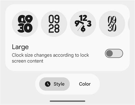 Android Lock Screen Clock Could Be Getting Some New Options Android