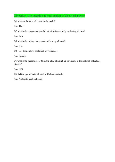 Objective Type Question Docx