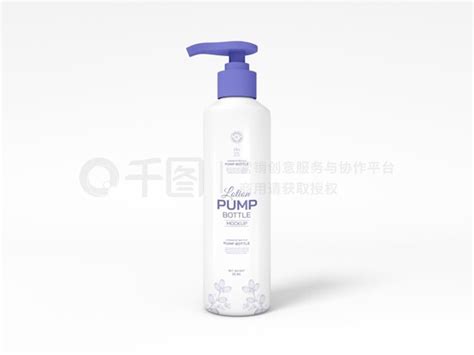 包装包装样机 有光泽的塑料体乳液泵瓶包装样机 矢量图免费下载 psd格式 626像素 编号51870970 千图网