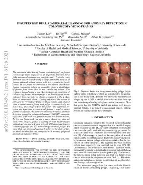 Pdf Photoshopping Colonoscopy Video Frames