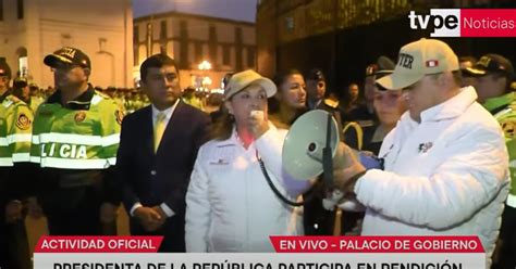 Dina Boluarte Junto Al Ministro Del Interior “el Delincuente Tiene Que