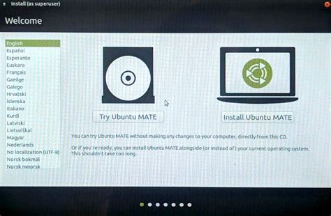 quickstart installing ubuntu mate [mycnc online documentation]