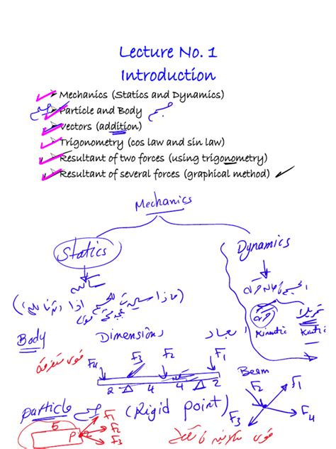 Lecture 1 Statics Pdf