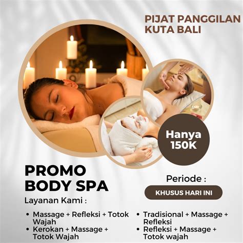 Jasa Pijat Panggilan Kuta Bali Terapis Wanita Bisa Pilih Foto Terapis