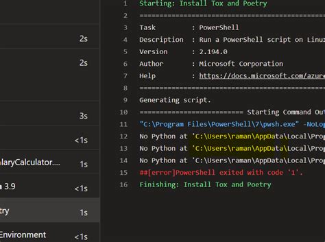 Powershell Azure Self Hosted Windows Agent What Is The Tool Files