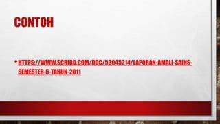 Alat Pentaksiran Sains Laporan Amali PPTX