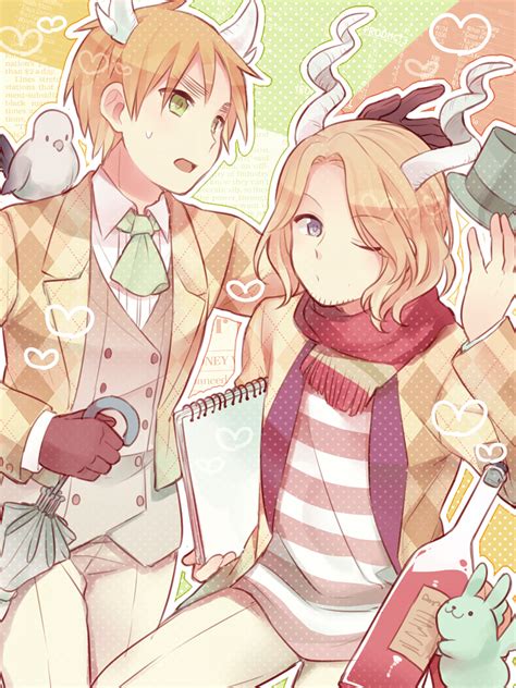 壁纸 弗朗西斯·波诺弗瓦、亚瑟·柯克兰（黑塔利亚） 927期 搜狐大视野 搜狐新闻